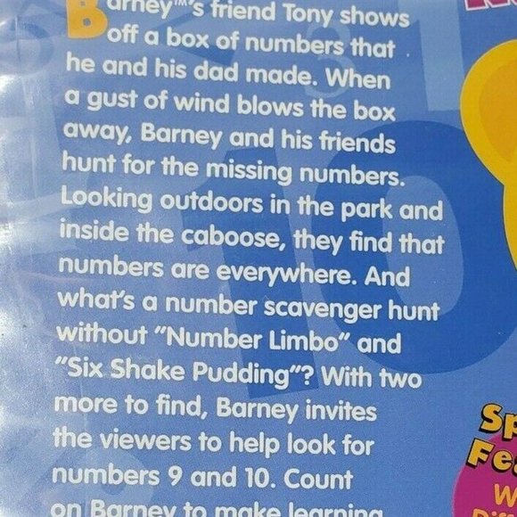 Unlisted | Media | Barney Numbers Numbers Dvd Decent | Poshmark